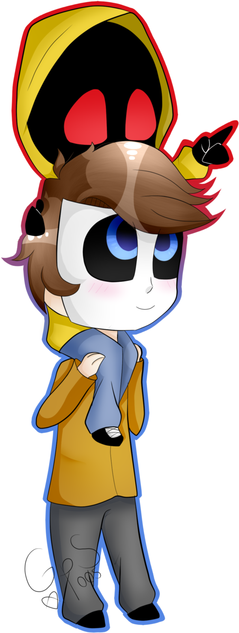 [ship Art Challenge] Masky X Hoodie By Gps005 - Art - (599x1335) Png ...